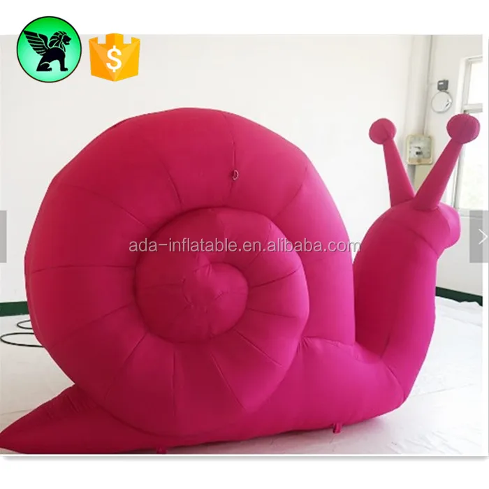 2m Lovely Pink Inflatable Snails Customized Event Advertising Snails ...