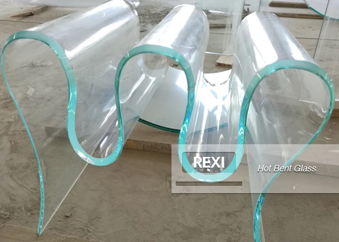Lembar Laminasi Kaca Lengkung Bening Pembengkokan Panas 4mm 5mm 6mm 8mm ...