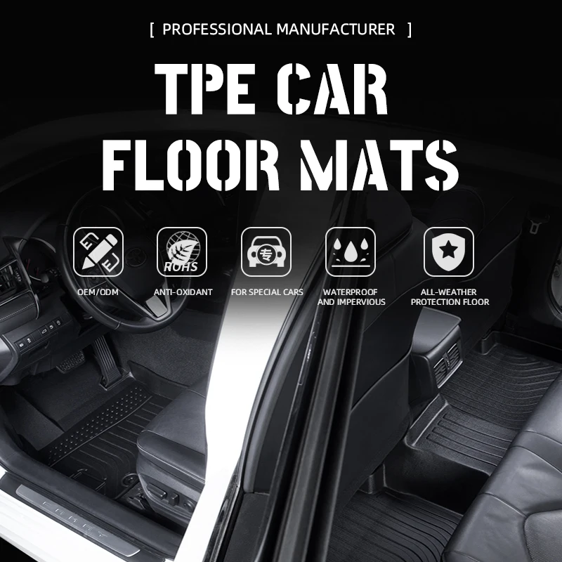 Heavy Duty 3D All Weather TPE Car Floor Liner Dedicated Car Mats for ...