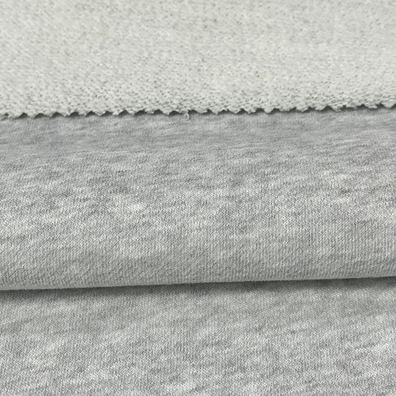 Premium Quality 330gsm 55% Cotton 45% Polyester Thick Fleece Hoodie Cvc French Terry Brushed ...