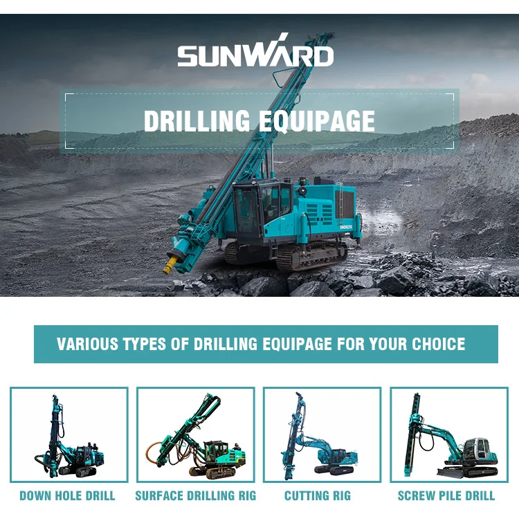 Geotechnical Drilling Rig Rotary Drilling Rig Machine Sunward Swdb250 ...