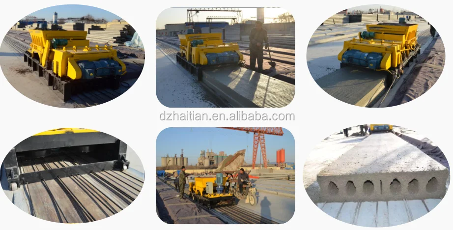 2021 Automatic precast concrete Hollow core slab machine for floor slab ...