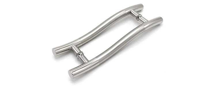 Modern Commercial Stainless Steel S-tubular Door Handle For Office And ...