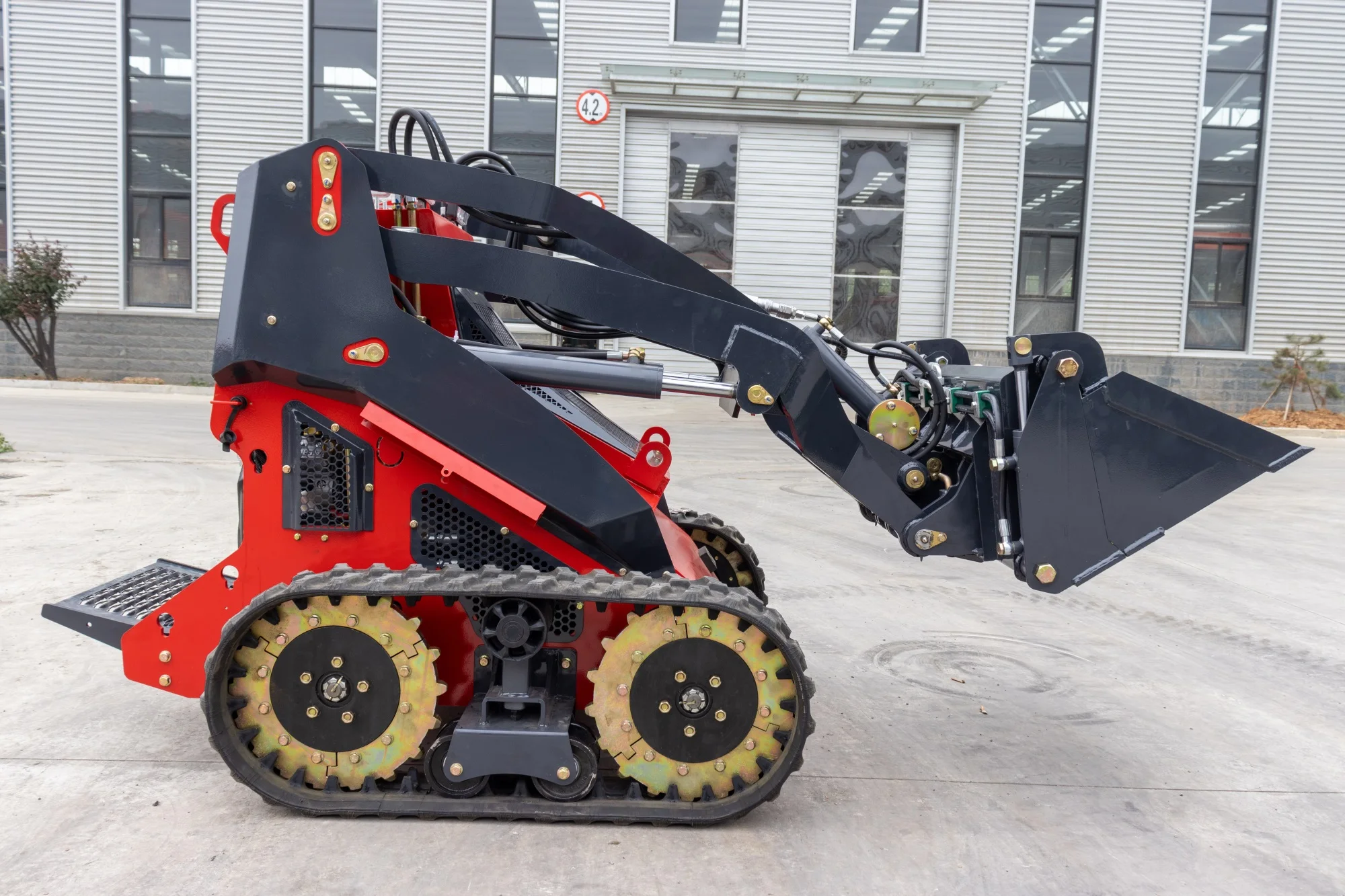 Ht430 Factory Price Mini Skid Steer Loader Compact Design Wheel Or ...