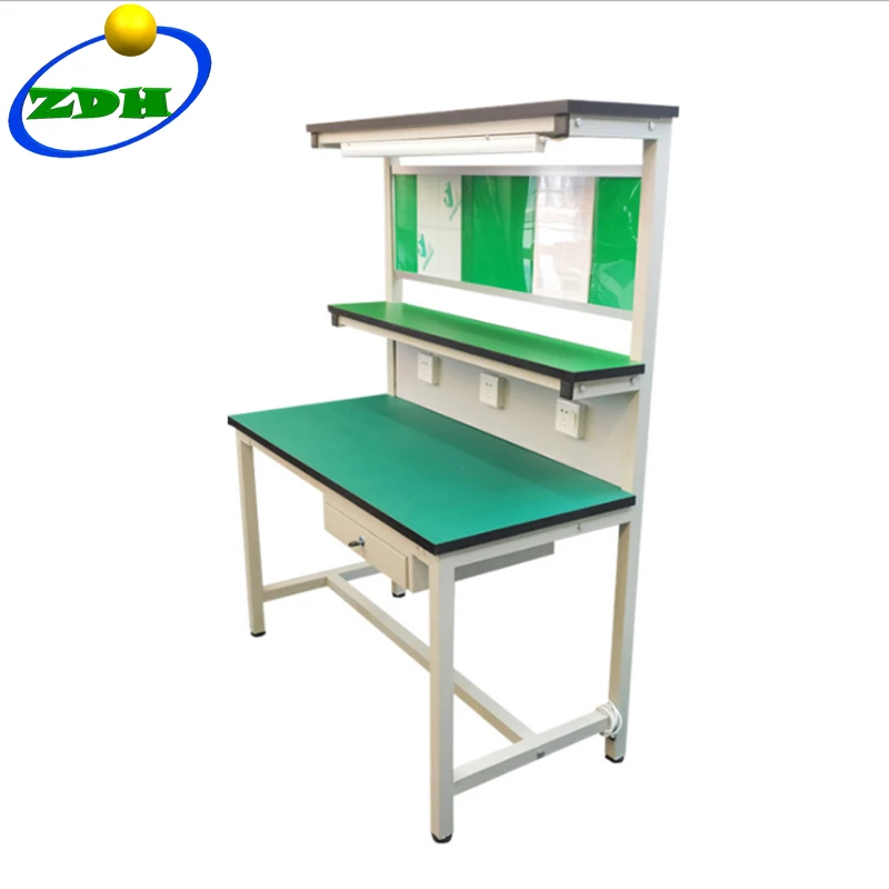 Customized Electronic ESD Assembly Line Pipe Work Table