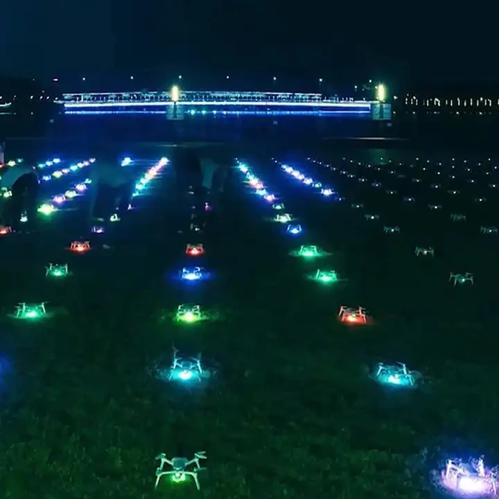 Mini Dancing Led Programmable Drone Light Show Kit 100 Drone In Skyy ...