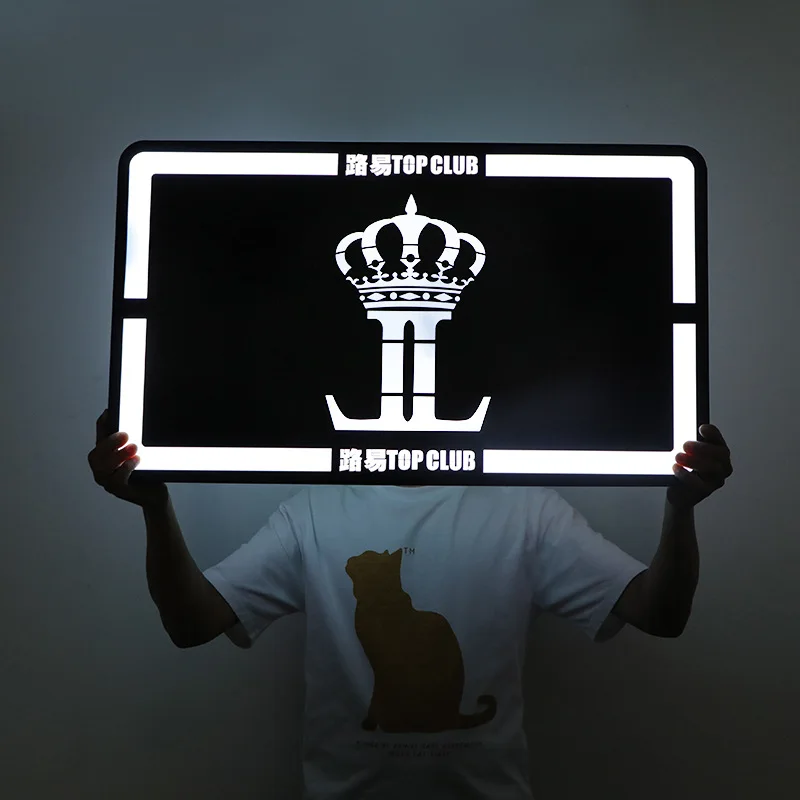 Custom Led Message Board Sign Nightclub Vip Marquee Presenter For Happy ...