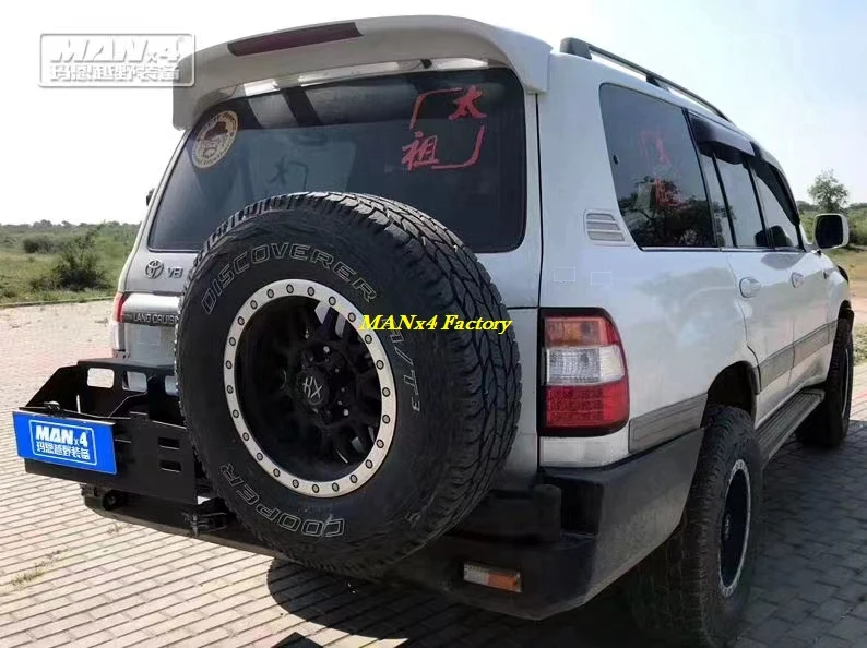 Heavy Duty Rear Bumper for Toyota Land Cruiser LC100/Lexus LX470 Steel ...