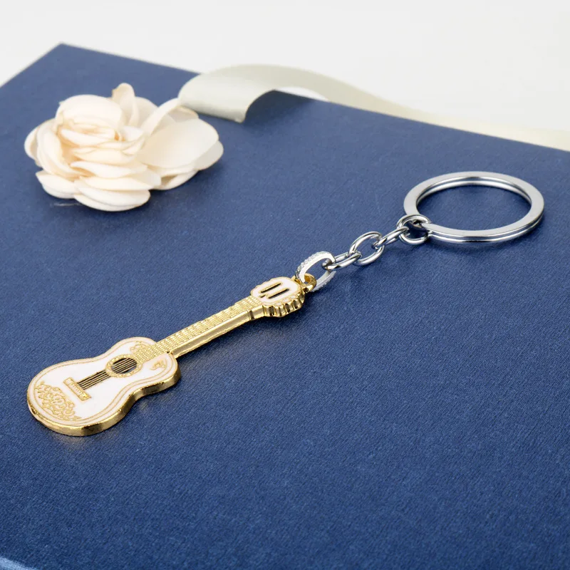 Creative Coco Peripheral Musical Instruments Guitar Key Chain Small ...