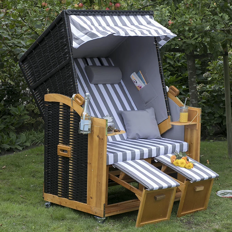 Ostsee 2-seater German Beach Chair Strandkorb - Buy Beach Chair,Garden ...