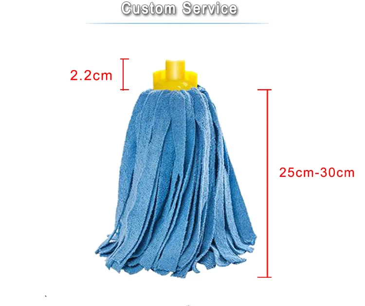 Industrial Red Color Microfiber Mop Replacement Head - Buy China ...