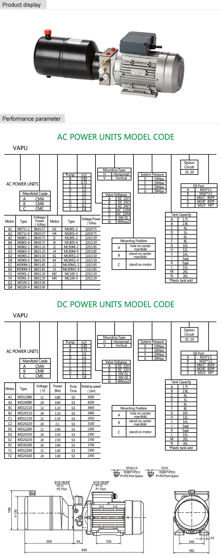 Explosion Proof Hydraulic Power Unit With Hydraulic Accumulator - Buy ...
