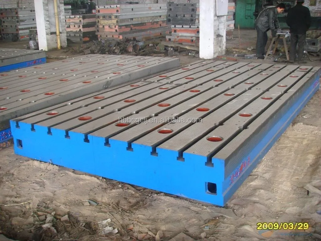 Cast Iron T-slotted Floor Plate Table Type Milling Machine Cnc Cast ...