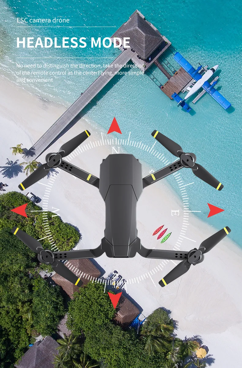 2020 Updated Version Global Drone Gd 89 Pro Aerial Quadcopter Drone ...