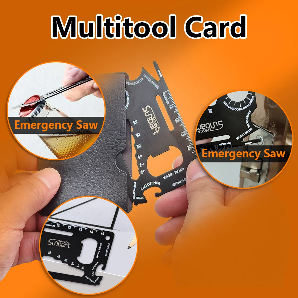 Sunbart Multitool Card - Versatile Utility in Your Pocket