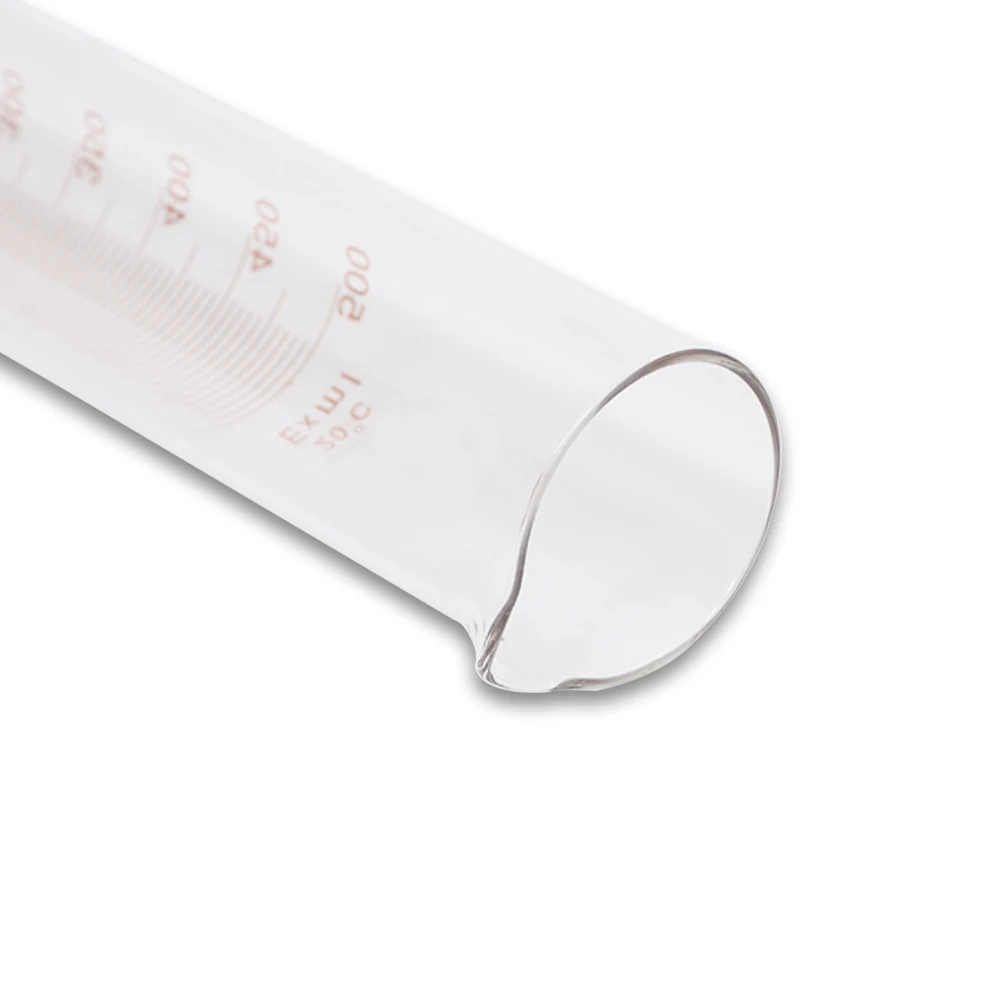 HAIJU LAB Glass Measuring Cylinder glassware Lab High Borosilicate 3.3 ...