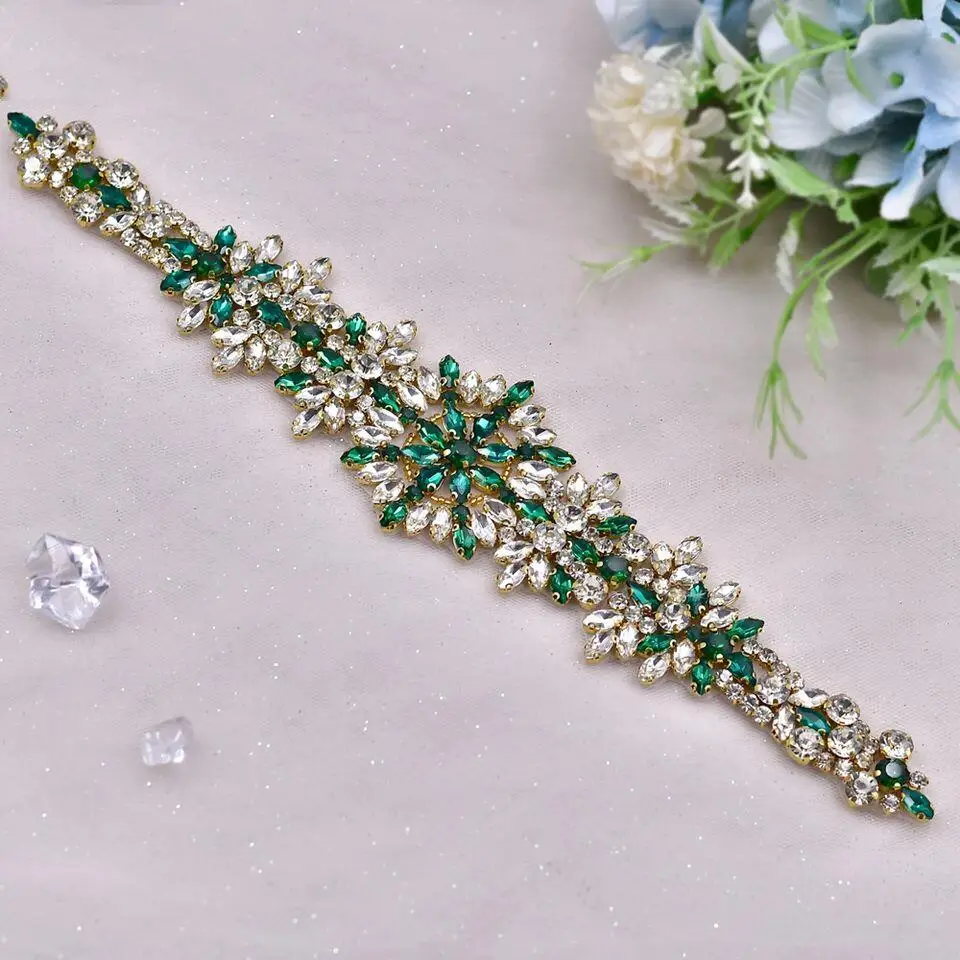 Luxury Royal Princess Belt Moroccan Wedding Jewelry Belt Emerald ...
