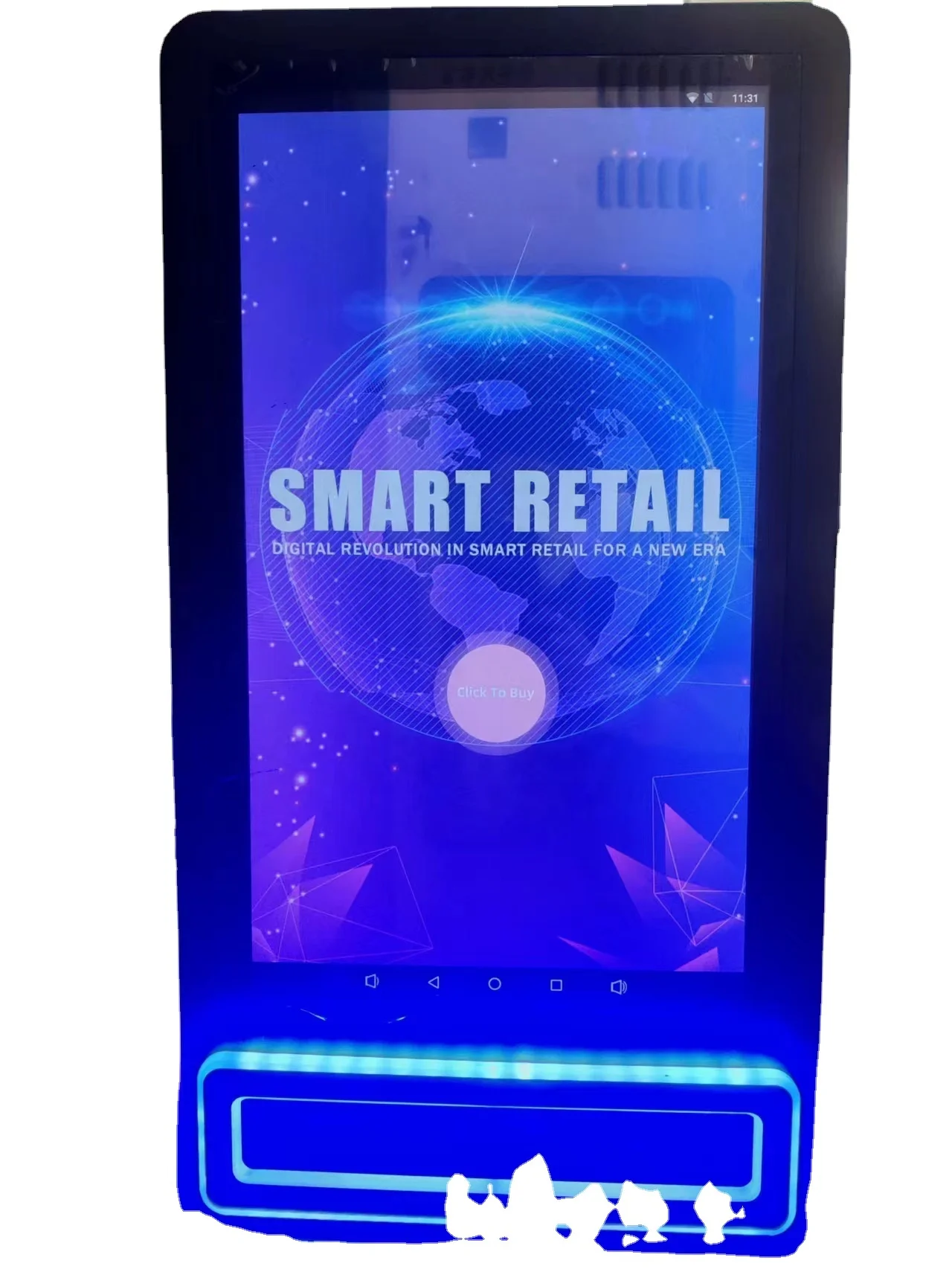 21.5inches Touch Screen Vending Machine with Card Reader