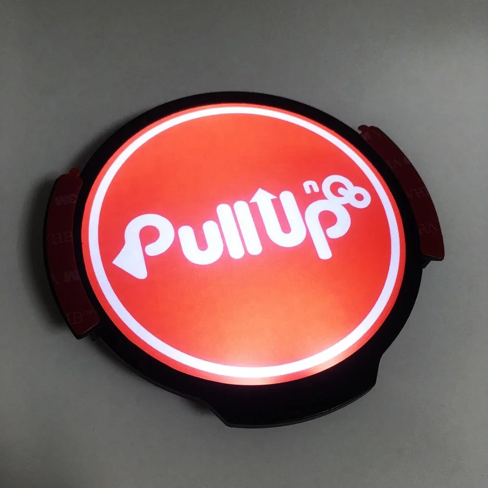 Rideshare Sign with LED Light Logo Sticker Decal Glow