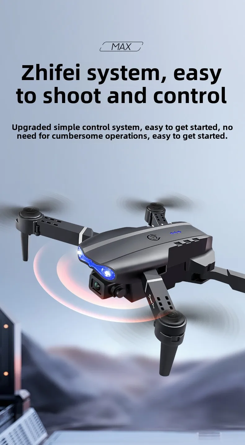 2025 E88 E99 K3 Pro Drone - Foldable, Dual Camera 4K Drone