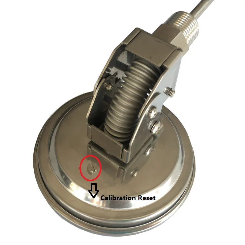 Industrial Stainless Steel WSS Adjustable Bimetal Temperature Gauge