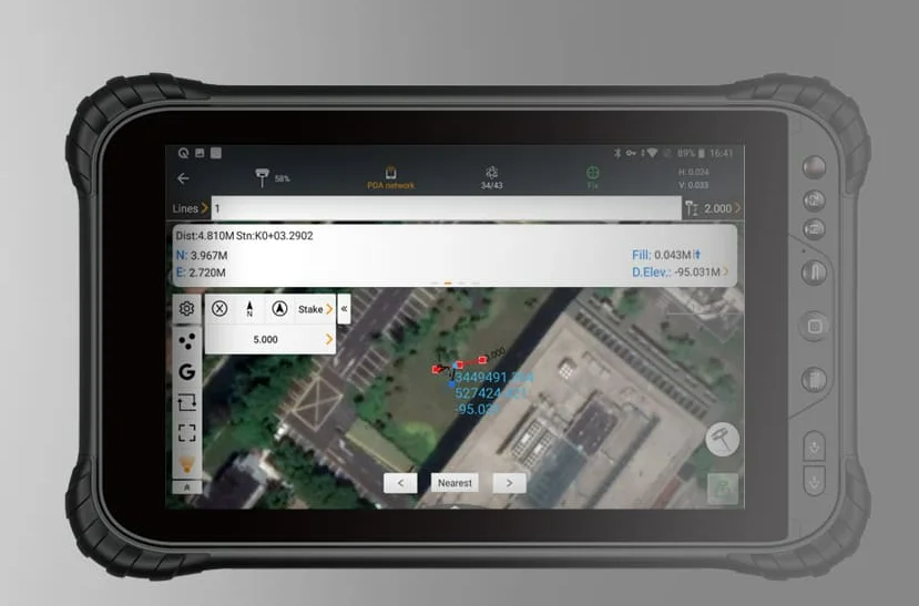 Powerful Rtk Field Software Chc Landstar8 Android Os Data Collecting ...