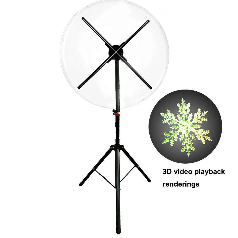 3d Hologram Led Fan 50cm 65cm 70cm 100cm Led Fan 3d Hologram Projector Display Adverting Fan ...