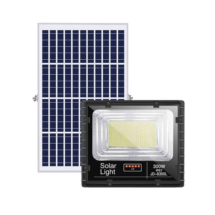 Remote Control Solar Flood Light Dusk To Dawn Outdoor Waterproof Solar ...