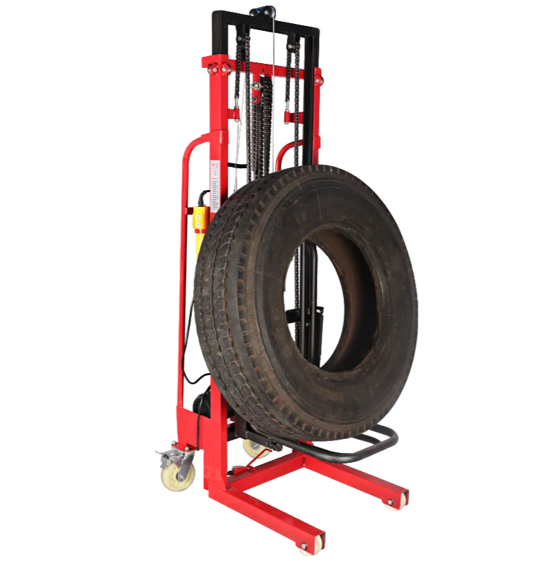 Electric Lift Stacker for Lifting Truck Tyre - 200KG
