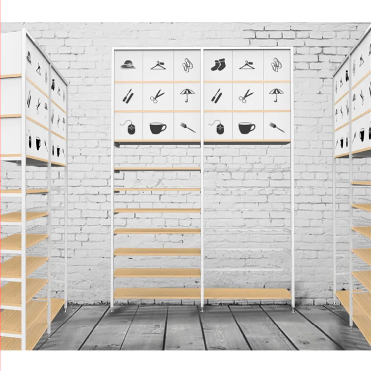 Custom Metal Miniso Shelf Cosmetics Miniso Display Stand Boutique ...