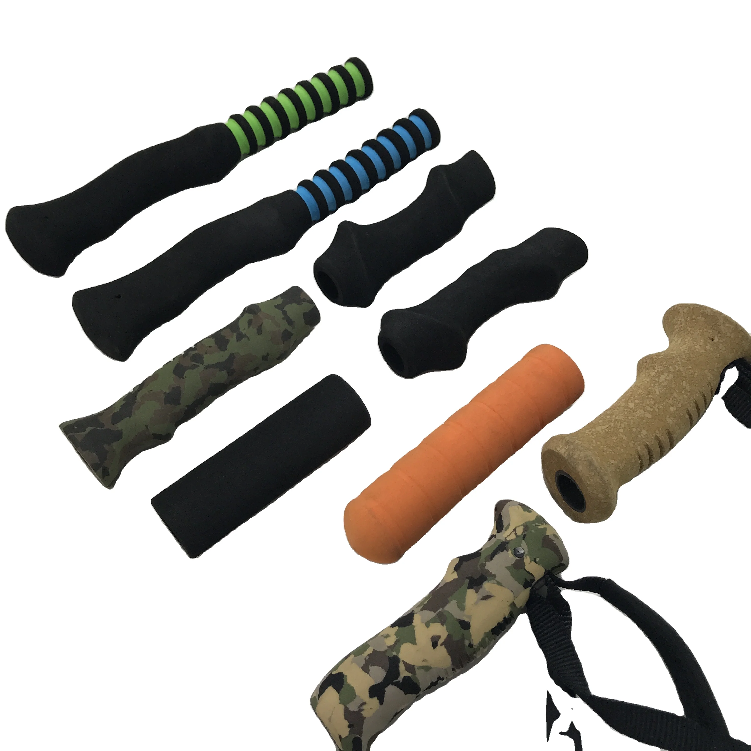 Custom Design Color Long Straight Eva Foam Handle NBR Rubber