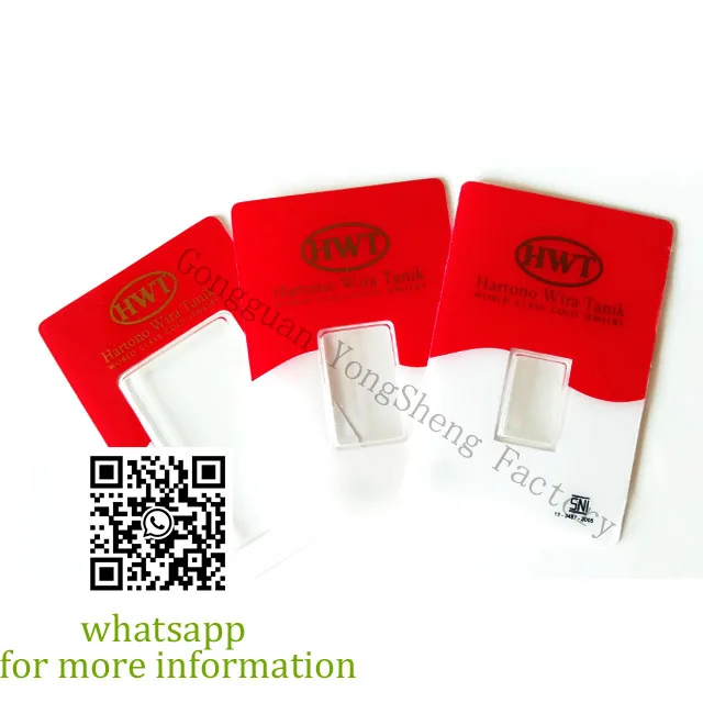 Custom Gold Bar Packing Box Coins Tray/trays Gold Bar Package Gold Bar ...