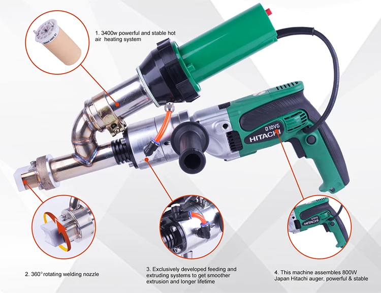 2020 Hand Extruder Plastic Hdpe Pipe Welding Machine With Two Years ...