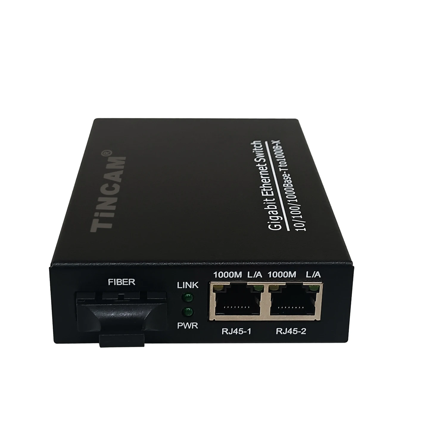 TiNCAM Media Converter Fiber Optical 1/2/4 Rj45 Port+SC/SFP/FC/LC Port ...