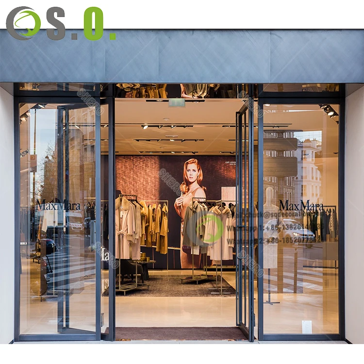 Fancy Shop Counter Design Brand Clothes Shop Display Counter Clothing ...