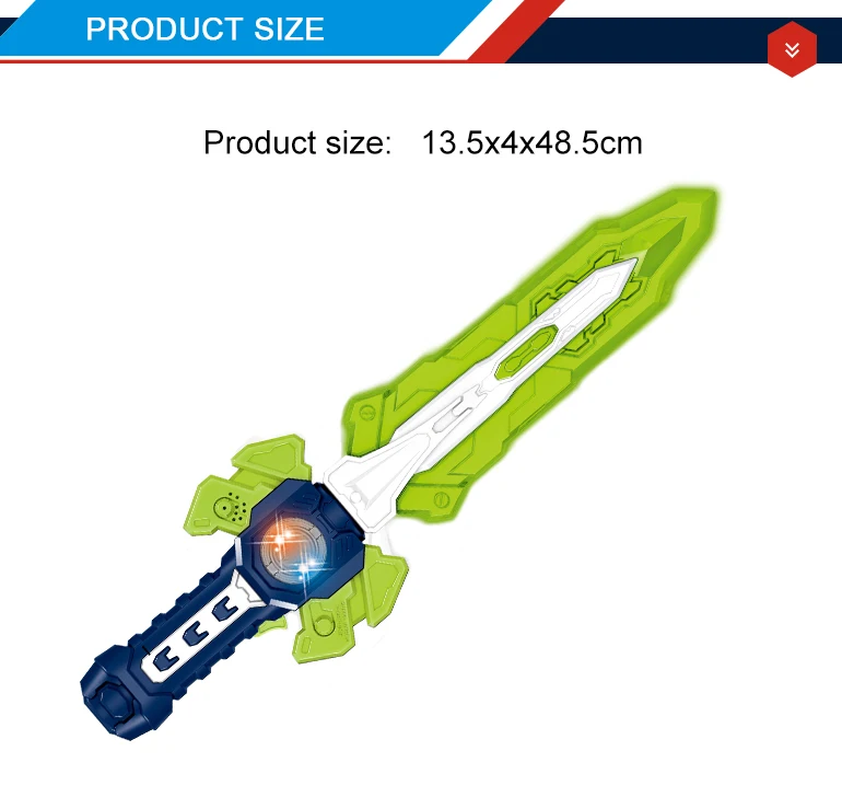 Funny Projection Function Plastic Electric Led Sword Toy Light For Kids ...