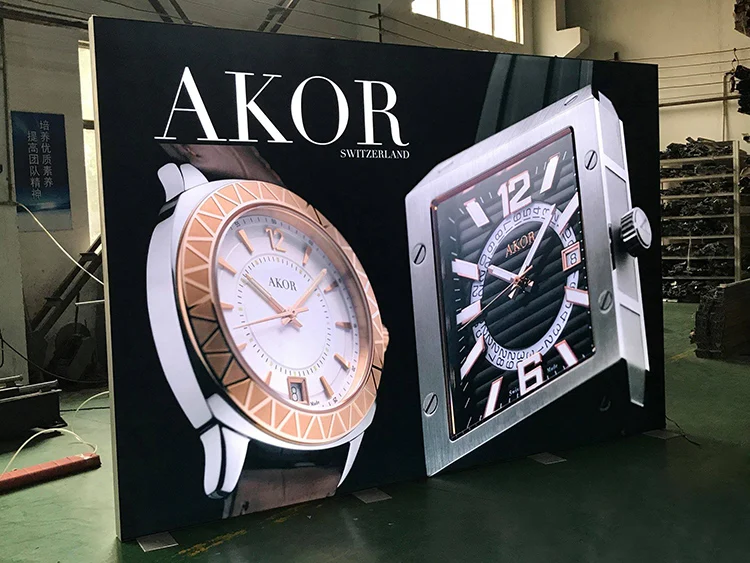 Aluminum Frameless Display Seg Fabric Backdrop Led Light Box Wall ...