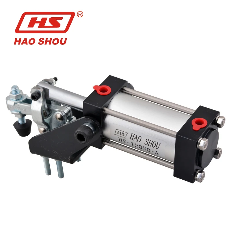 Hs-12050-ua Air Power Pneumatic Toggle Clamp From Taiwan Holding Capacity 91kg Inlet G1/8" - Buy ...