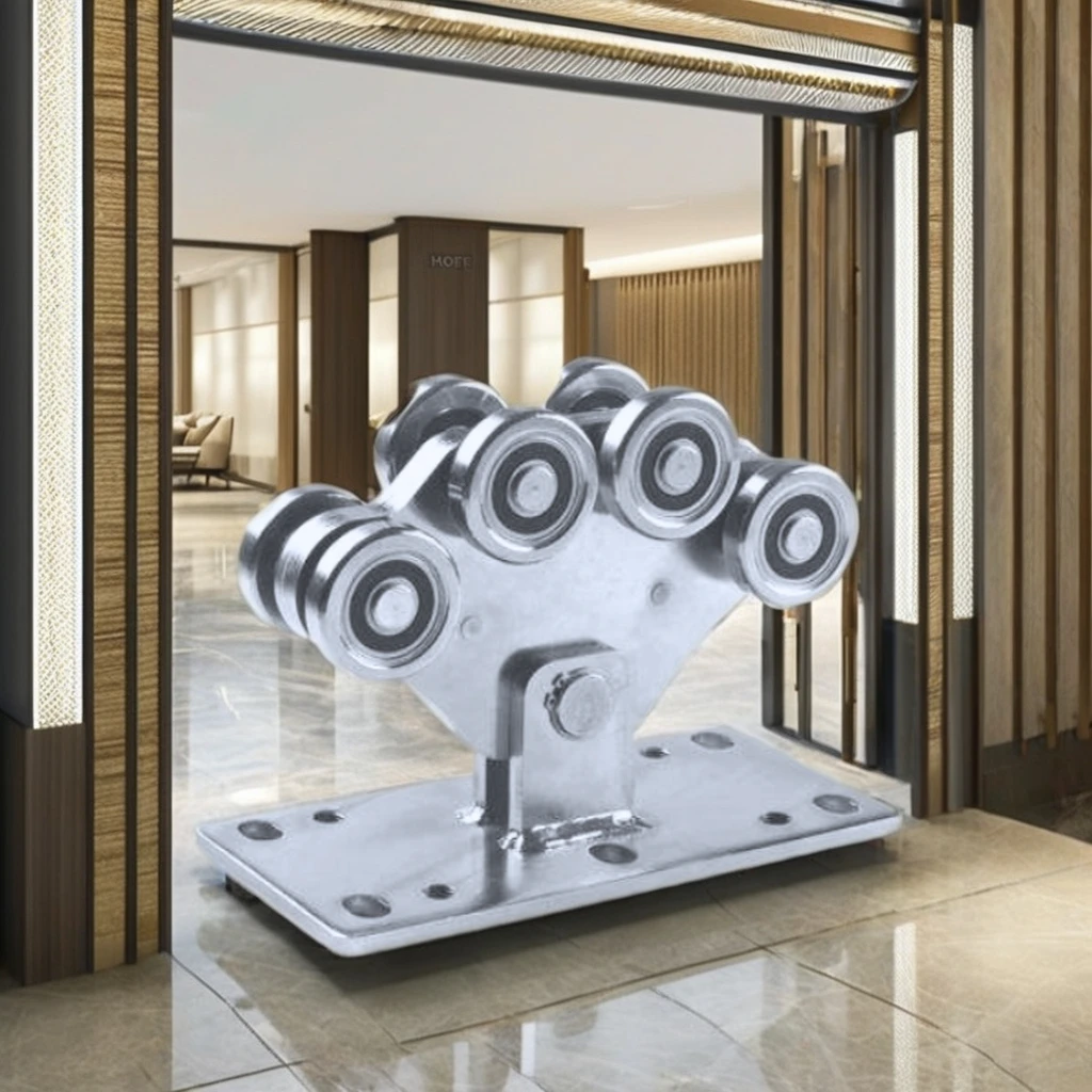 Modern Steel Sliding Gate Hardware Eight Rollers for Cantilever Gate ...