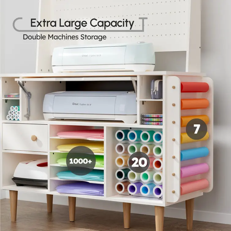 Living Room Furniture Large Craft Storage Cabinet Table Craft Lockers ...