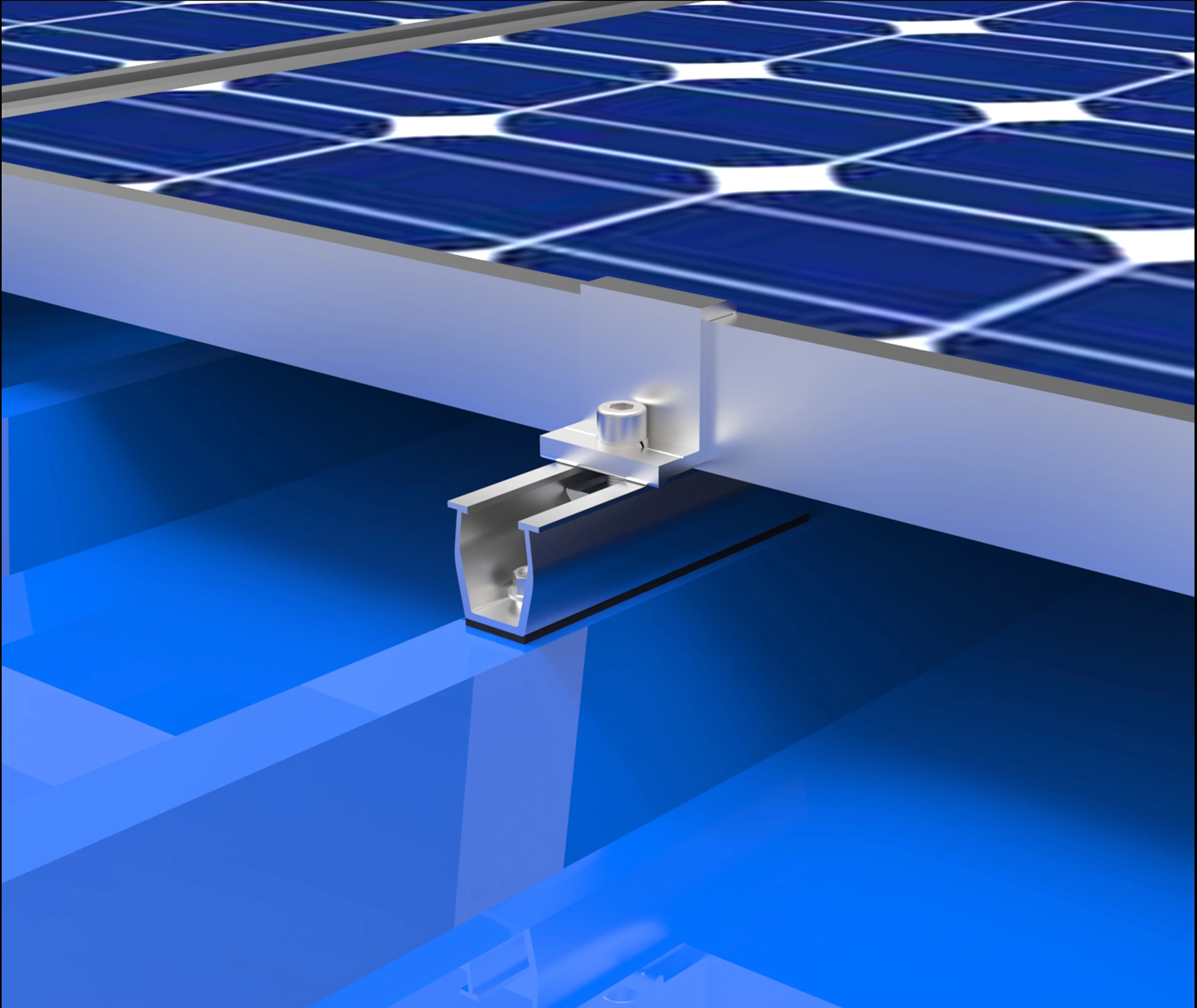 Mini Rail Solar Panel Mounting Structures Solar Mounting System ...