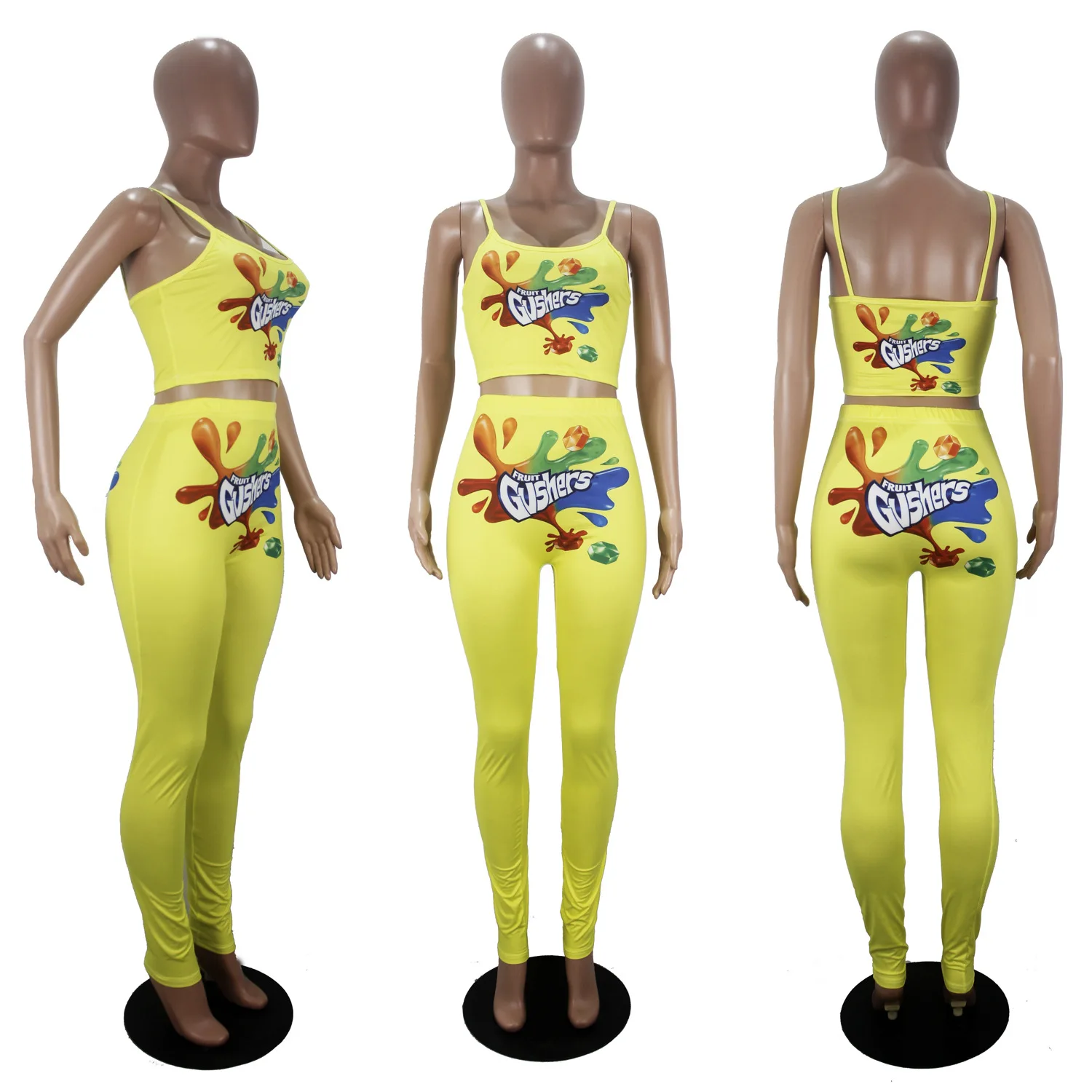 Women Clothing Two Piece Booty Set Outfits Long Gusher Snickers Candy ...
