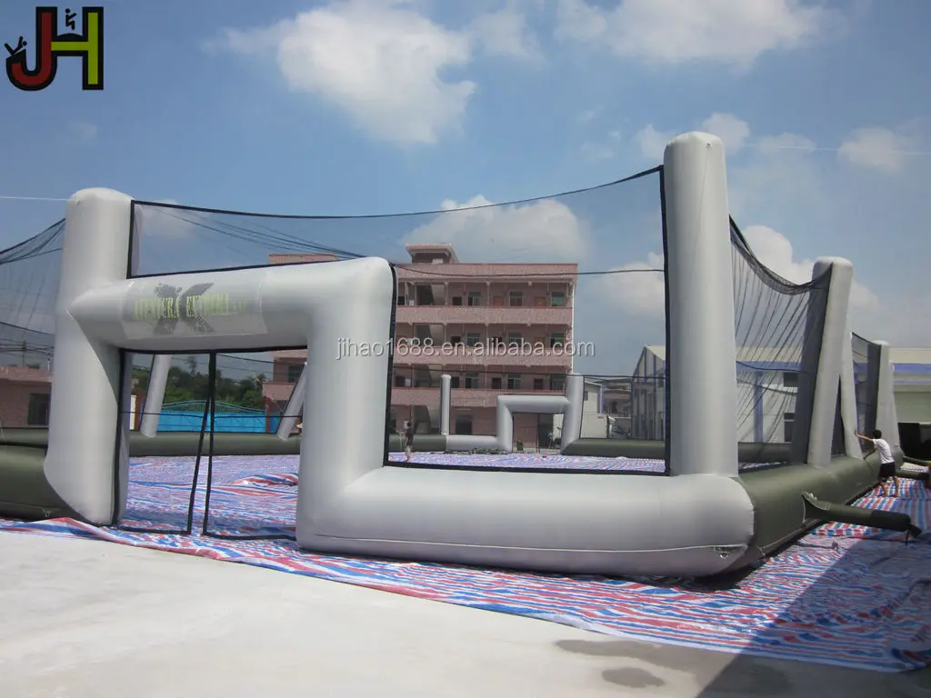 Large Inflatable Paintball Netting Arena Inflatable Paintball Field for ...