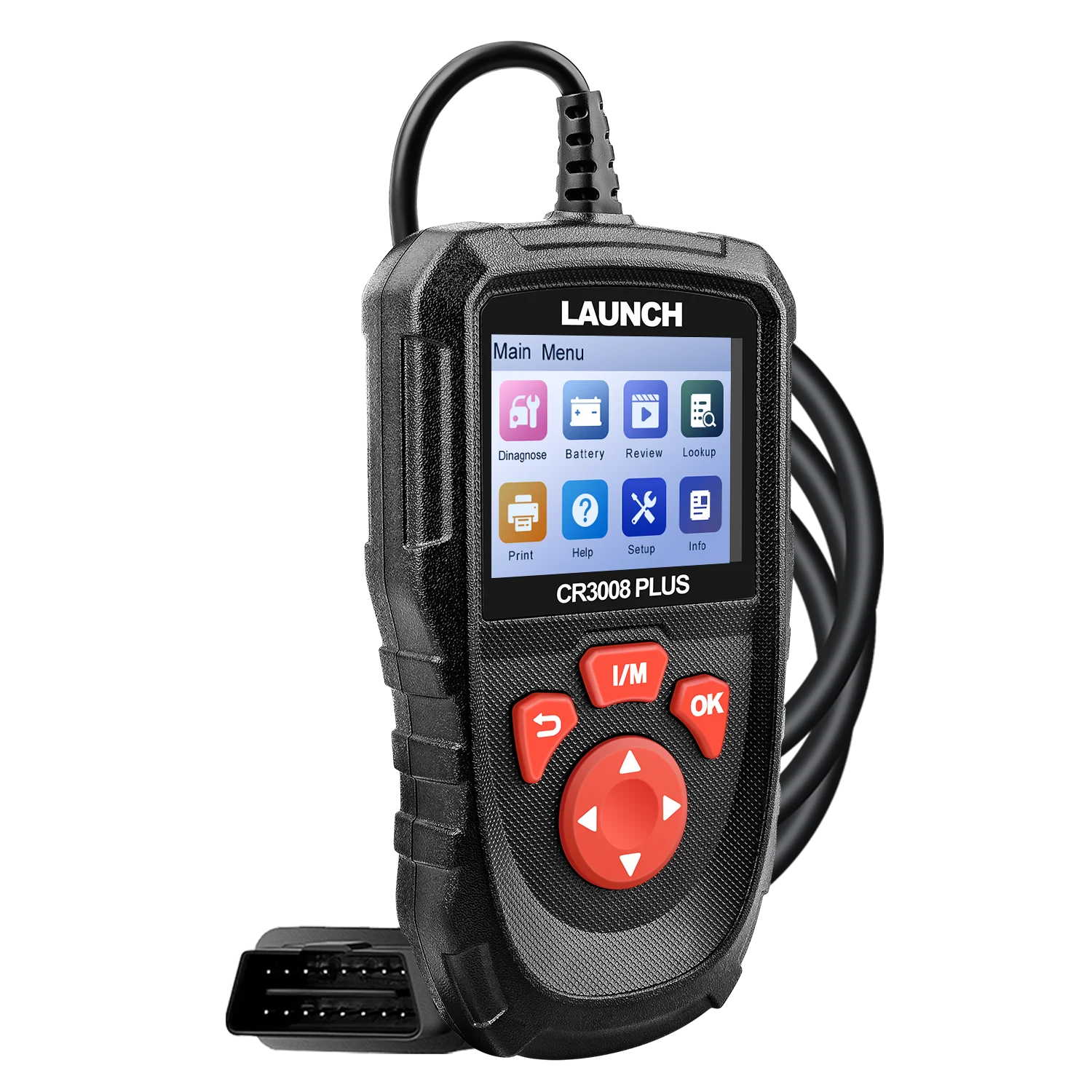 Launch X431 Cr3008 Plus Obd2 Car Code Reader Support Full Obdii Eobd ...