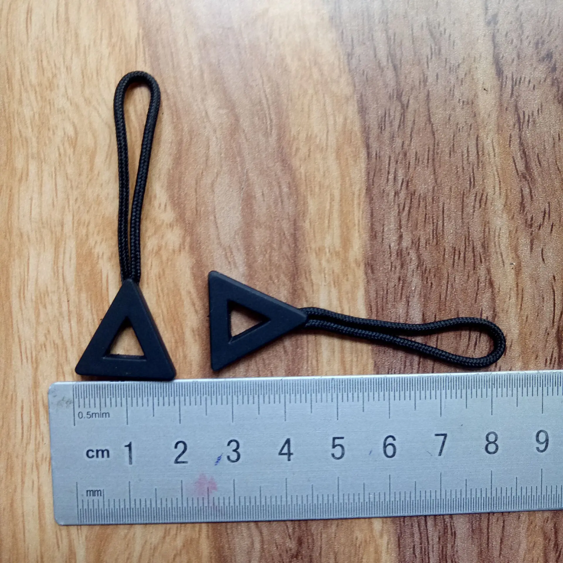 Popular Design String Cord Colorful Bag Zip Slider Pvc Silicone Rubber ...