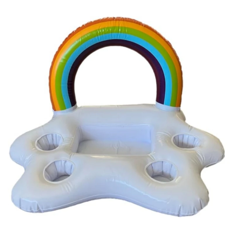 Water Entertainment Inflatable Rainbow Cloud Pvc Thickened Water ...
