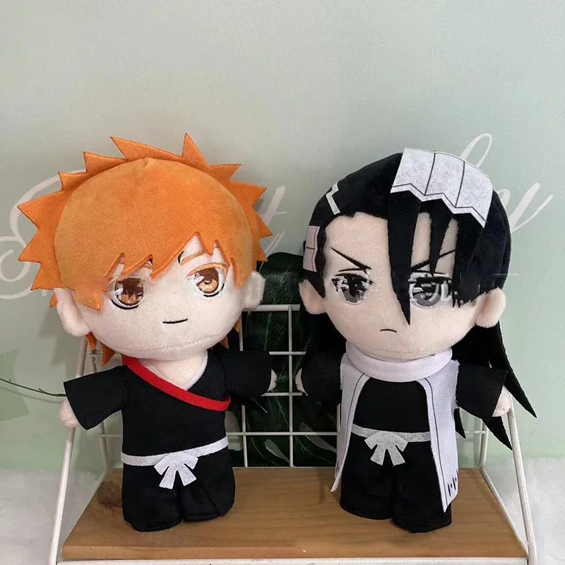 BLEACH Anime Cosplay Plush Toys Kurosaki Ichigo Kuchiki Rukia Byakuya ...