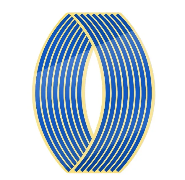 Wheel Sticker Reflective Rim Stripe Tape Bike Motorcycle Stickers For ...