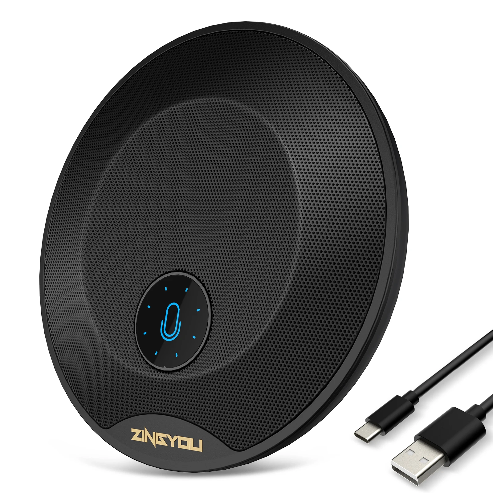 Usb Conference Microphone Omni-directional Condenser Mic For Recording ...