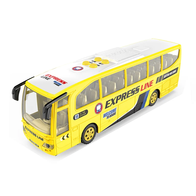 1:16 Happy Kids Scale Car Model Mini Diecast Plastic Bus Toy - Buy ...
